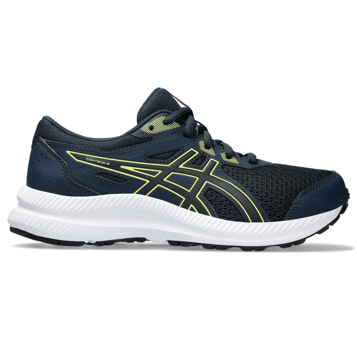 ASICS Kid's CONTEND 8 Grade School Running Shoes, 3, FRENCH BLUE/BLACK