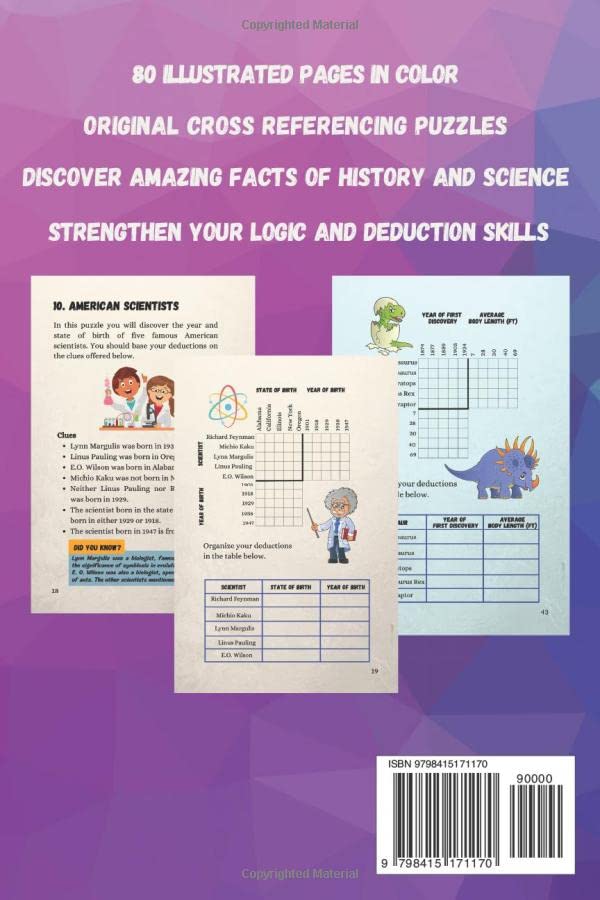 Logic Grid Puzzles & Other Games: A Fun and Challenging Logic Workbook for Kids 8-12 (Logic Games for Smart Kids)
