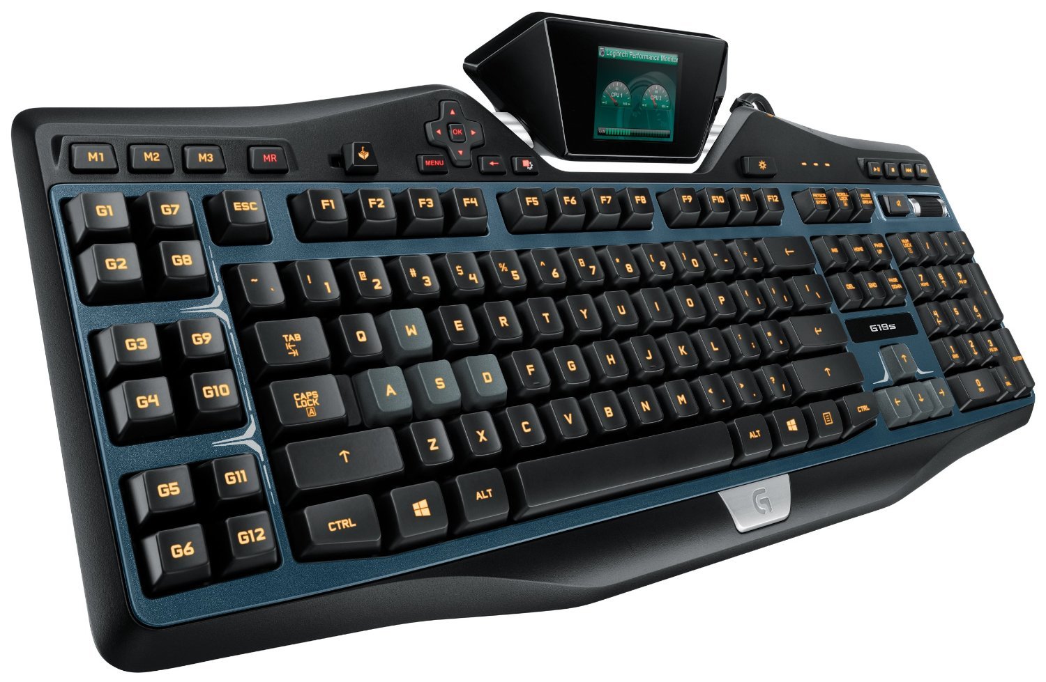 Logitech G19s Gaming Keyboard with Color Game Panel Screen