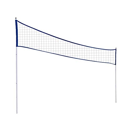 Badminton Net, Outdoor Portable Volleyball Net, Adjustable Foldable Badminton Tennis Volleyball Net with Stand Pole, for Beach Grass Park Outdoor Venues