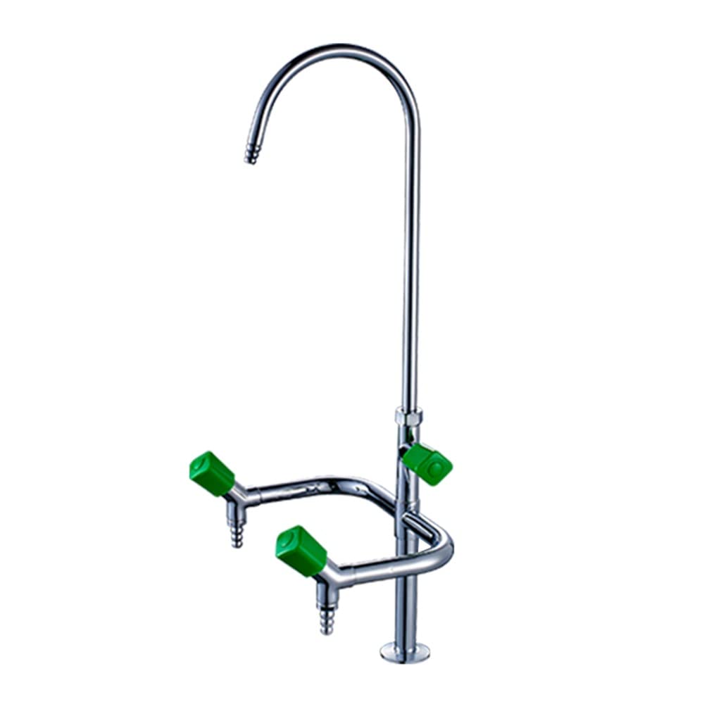 BBGS 3-nozzles Lab Faucets, High Arc Single Handle Sink Faucet for Kitchen Sink Stainless Steel Bar Commercial Laboratory Tap
