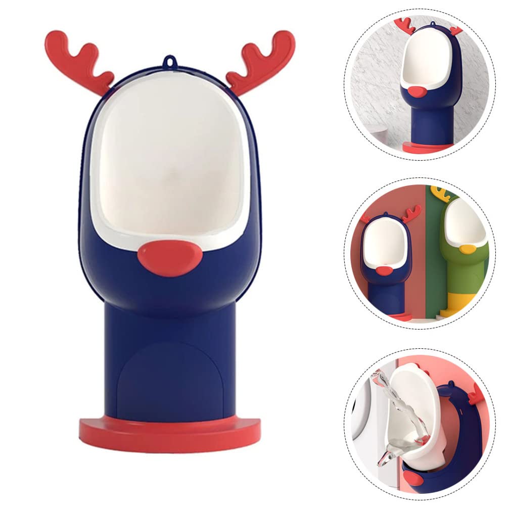 COHEALI Children Standing Potty Portable Toilet 1Pcs Urinal with Aiming Target Boys Potty Plastic Urinal Cartoon Pee Boy Training Tool Potty Toilet Training Standing Potty Toilet