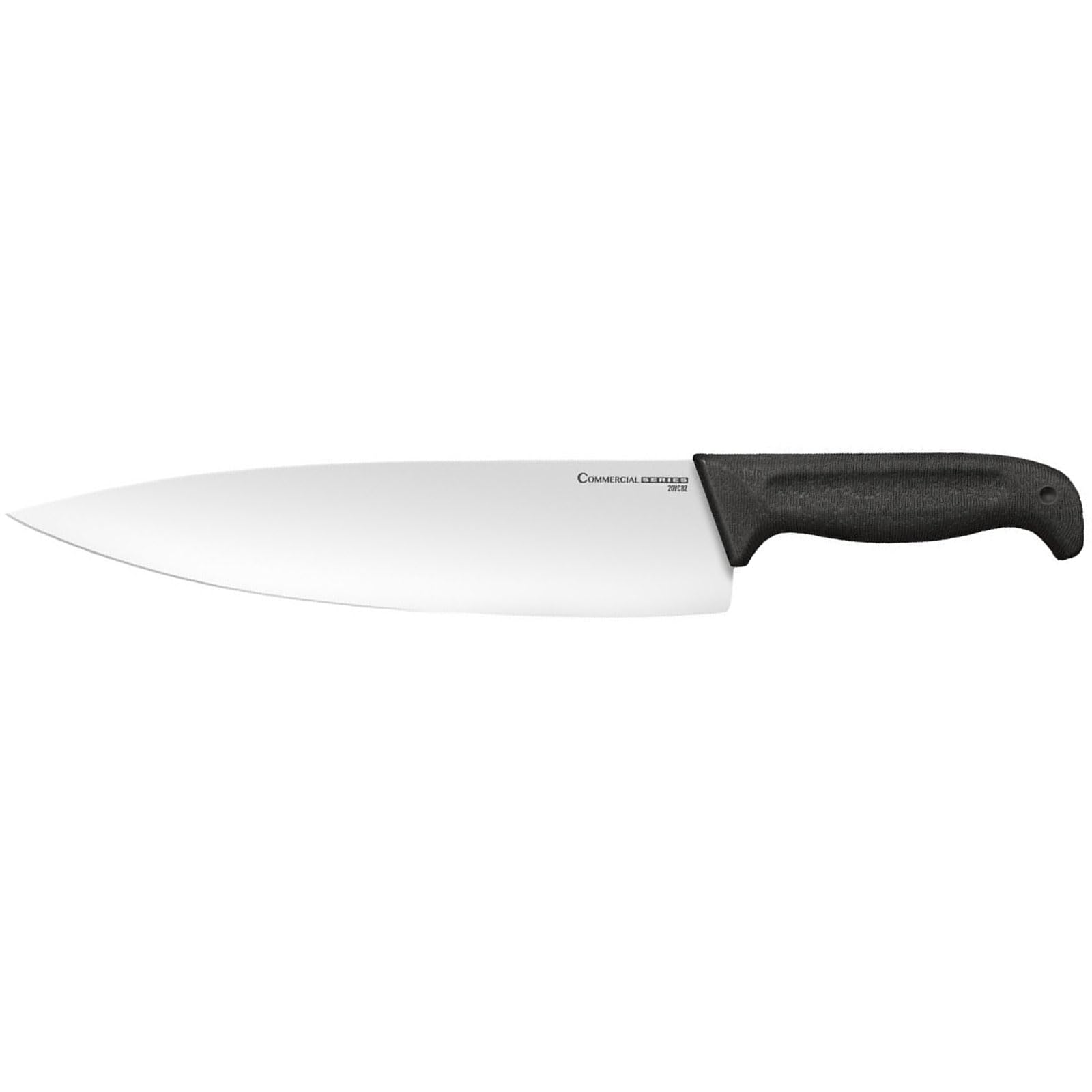 Cold Steel Chef's Knife | 10" Durable German 4116Stainless Steel Fixed Blade Knife with Ergonomic Non-Slip Handle | Versatile Design for Professional & Home Kitchens | Commercial Series
