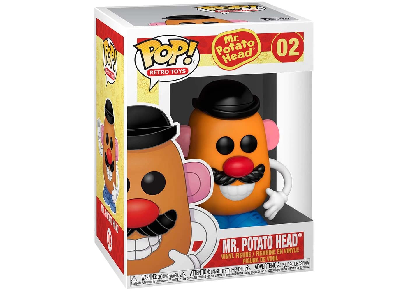 Funko Compatible with Retro Toys: Hasbro - Mr. Potato Head Pop! Vinyl Figure (Bundled with Compatible Pop Box Protector Case)