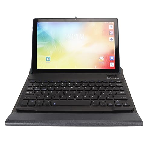 Airshi Computer Tablet, Front 8MP Rear 20MP 10.1in Tablet Gravity Sensor 100 to 240V 2 in 1 for Home for Android12.0 (#1)