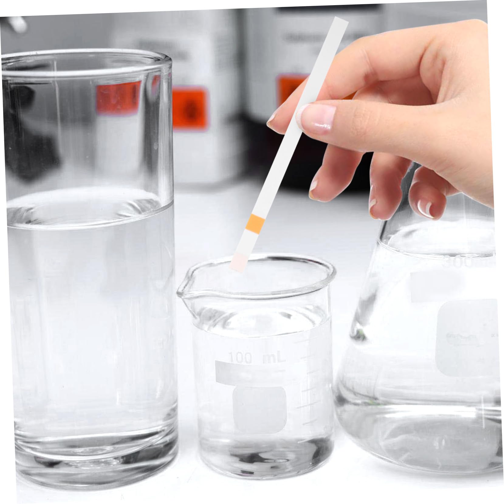 BUGUUYO 10Pcs Detection Test Paper Kit for Household Drinking Water Water Testing Kit for Safe Drinking Water