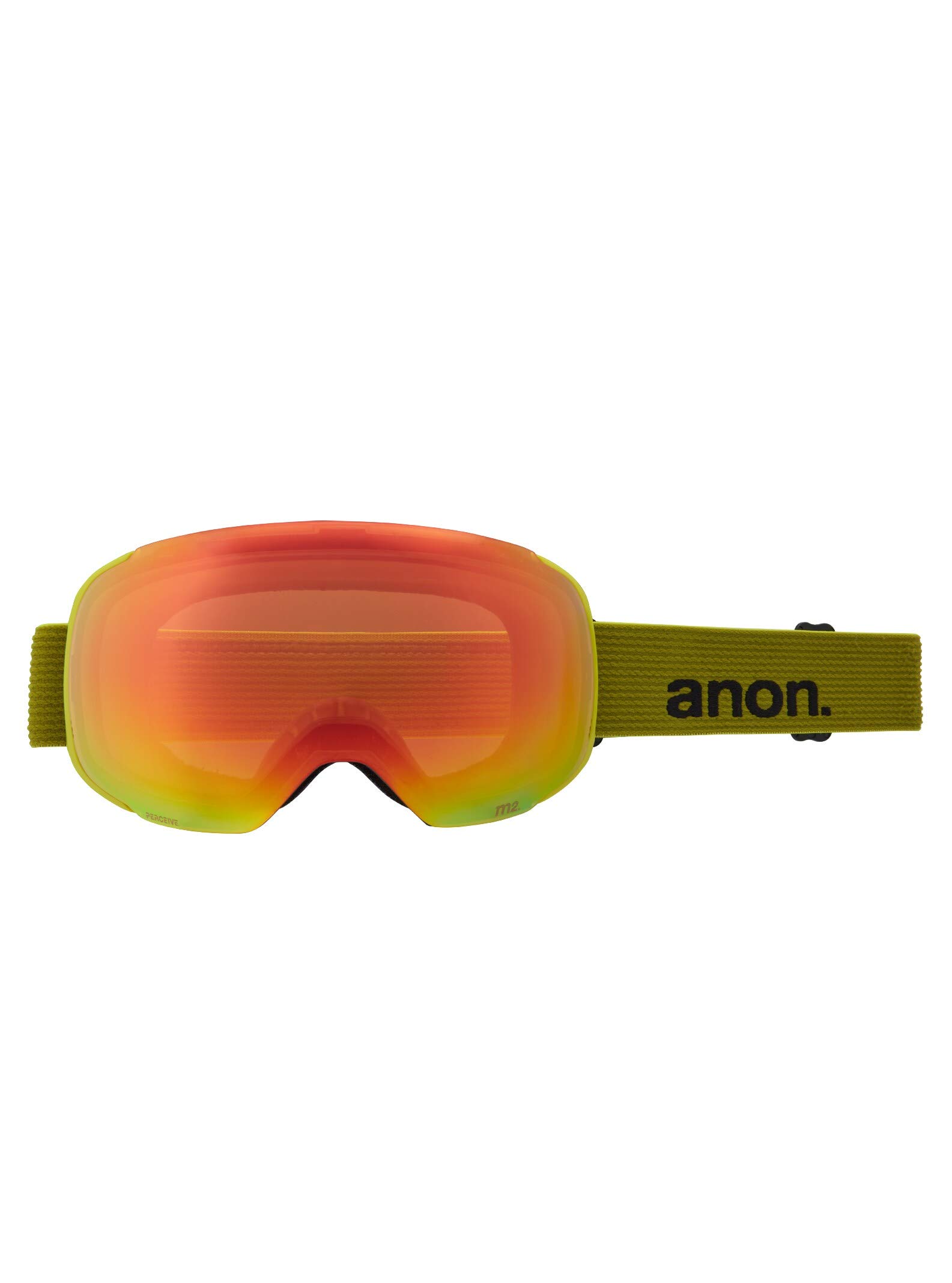 Anon Men's M2 Goggle with Spare Lens, Green/Perceive Sunny Bronze