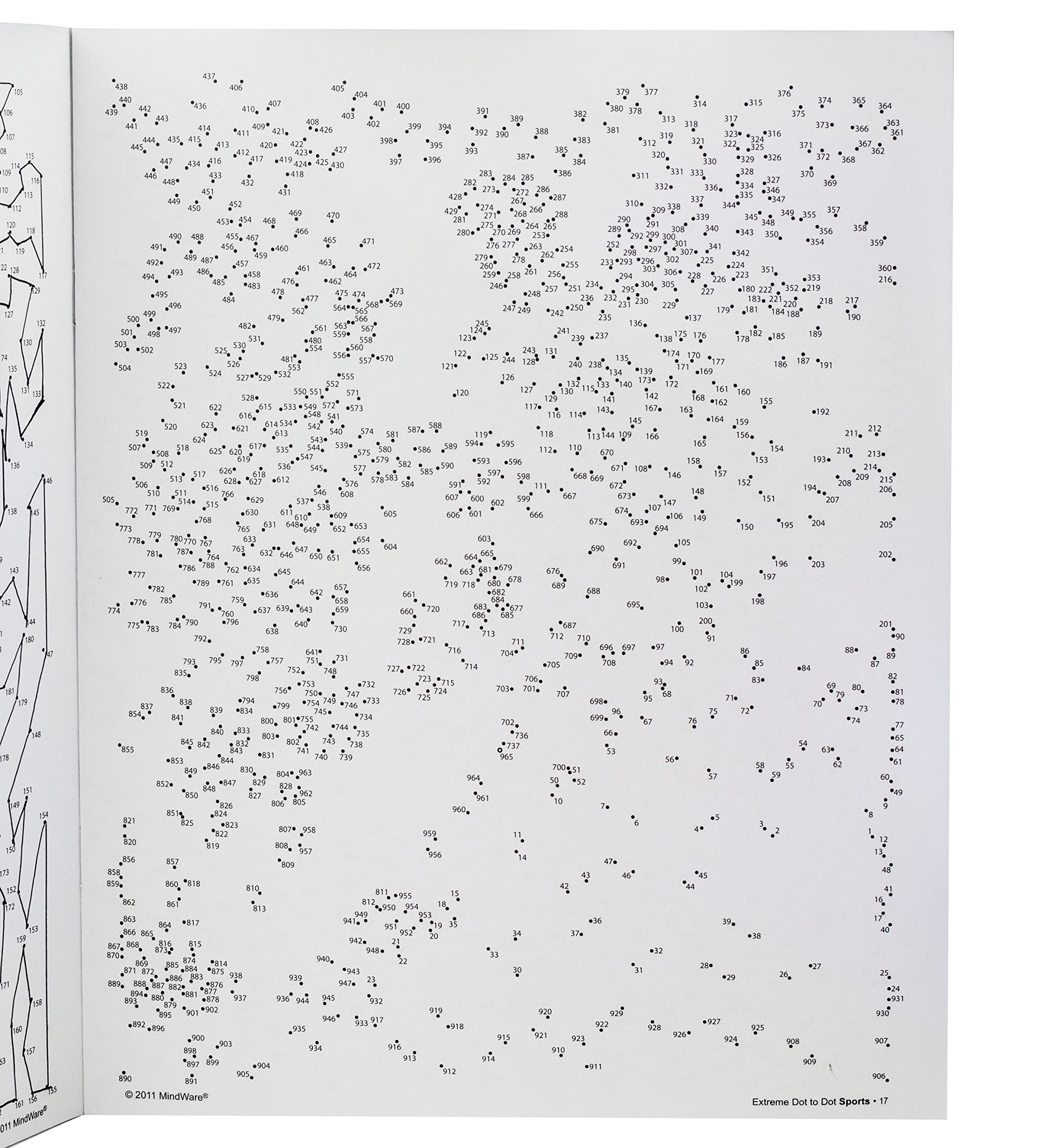Extreme Dot to Dot Sports Puzzle