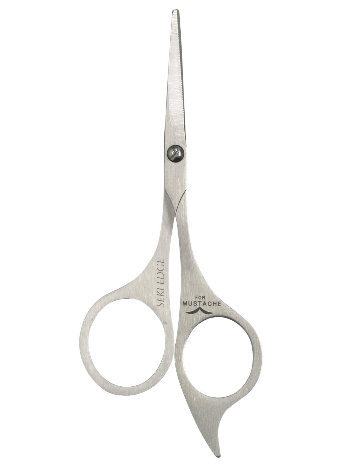 SEKI EDGE SS-902- Stainless Steel Moustache Scissors