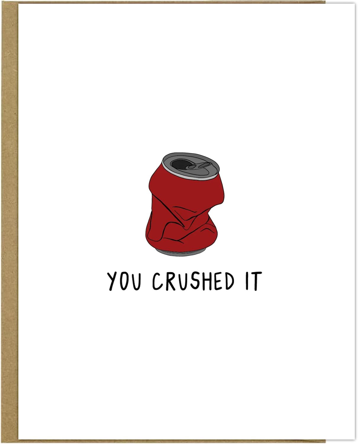 rockdoodles Funny Graduation Cards, You Crushed It | Graduation Cards, New Graduate Congratulations Cards - Punny Congrats College & High School Graduation Cards (You Crushed It)