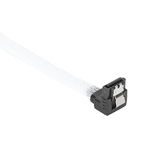 Cables SSD, Cable Elbow 500MB/S Solid State Drive Dual‑Channel SAS Replacement for 3.0 6Gbps for Solid‑State Disk for SPE(White (Elbow))
