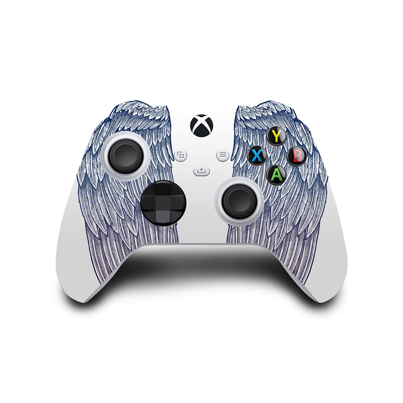 Head Case Designs Officially Licensed Rachel Caldwell Angel Wings Art Mix Vinyl Sticker Gaming Skin Decal Cover Compatible With Xbox Series X Console and Controller Bundle