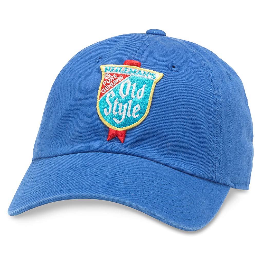 AMERICAN NEEDLE Ballpark Old Style Beer Logo Baseball Dad Buckle Strap Hat (PBC-1901C-ROY)