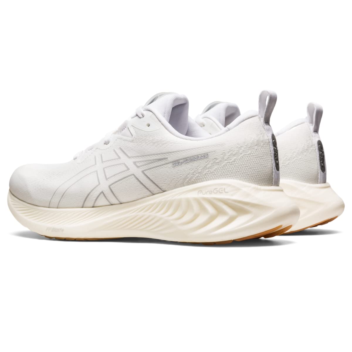 ASICS Men's GEL-CUMULUS 25 Running Shoes, 10.5, WHITE/WHITE