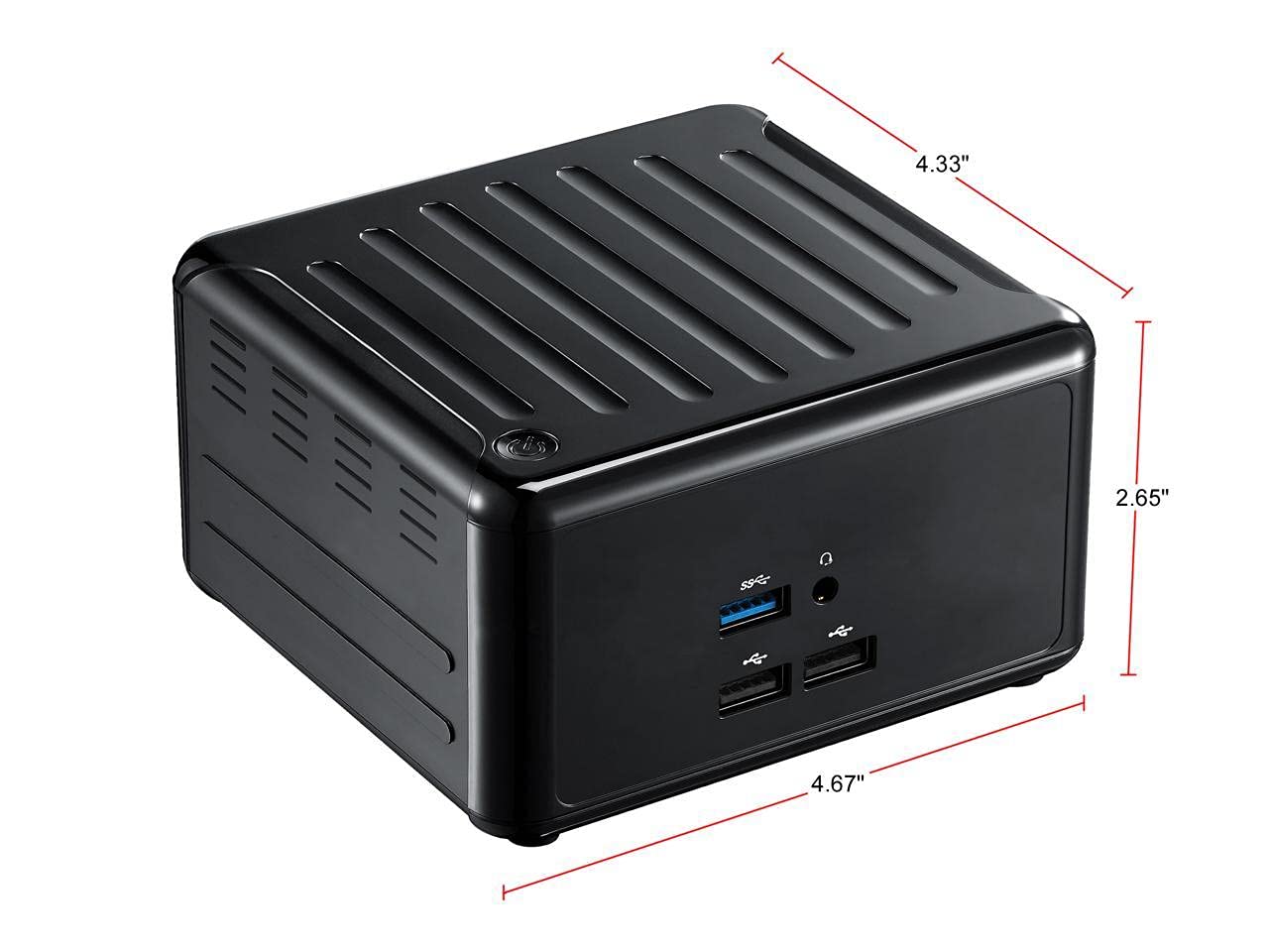 ASRock AMD Ryzen Embedded CPU Barebone SoC Dual GLAN Support Triple Displays Mini/Booksize Barebone System Model 4X4 BOX-V1000M