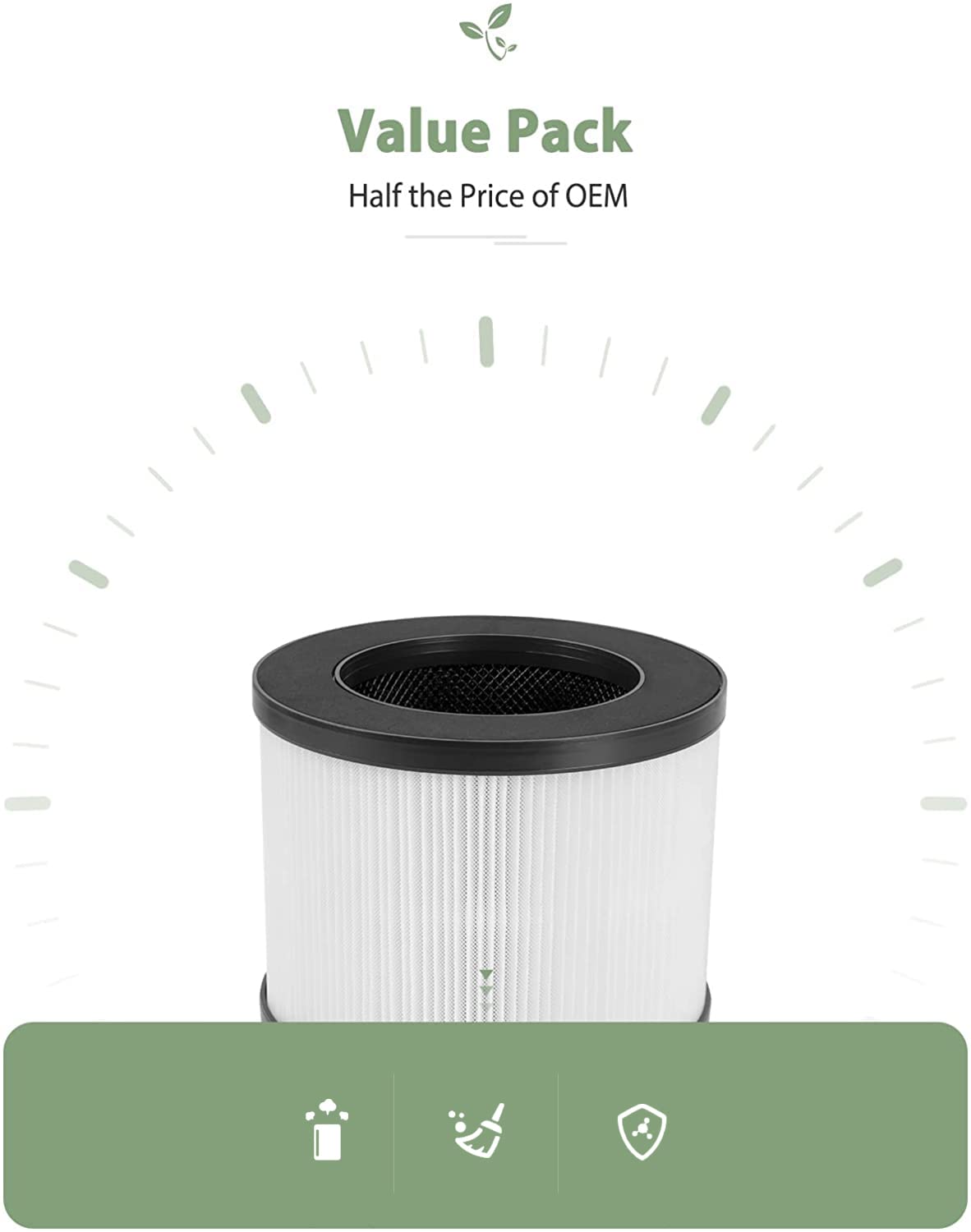 Future Way Replacement Filter Compatible with Air Purifier