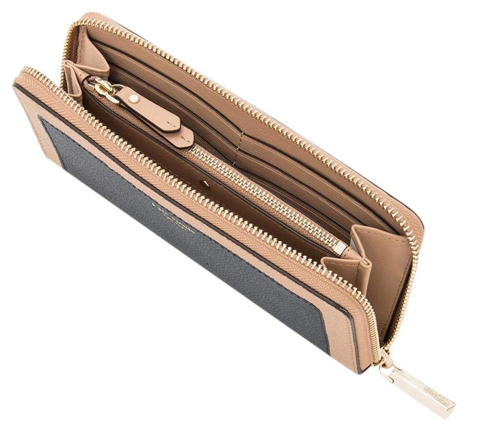 Kate Spade New York Women's Margaux Slim Continental Wallet, Light Fawn Multi