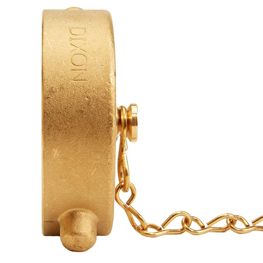Brass Pin Lug 2 1/2" NH Cap with Chain