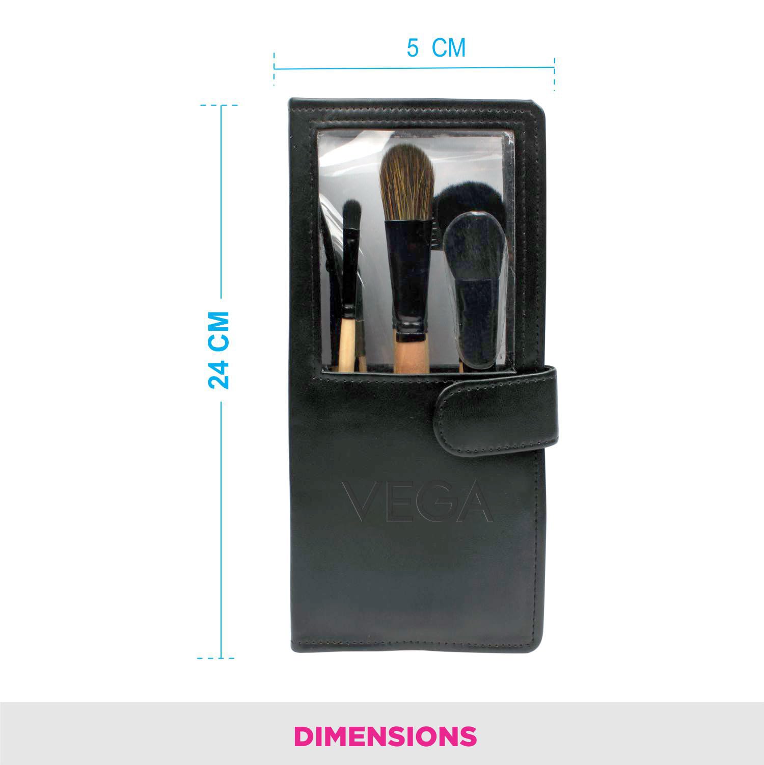 Set of 9 Vega Make-Up-Brushes EVS-09