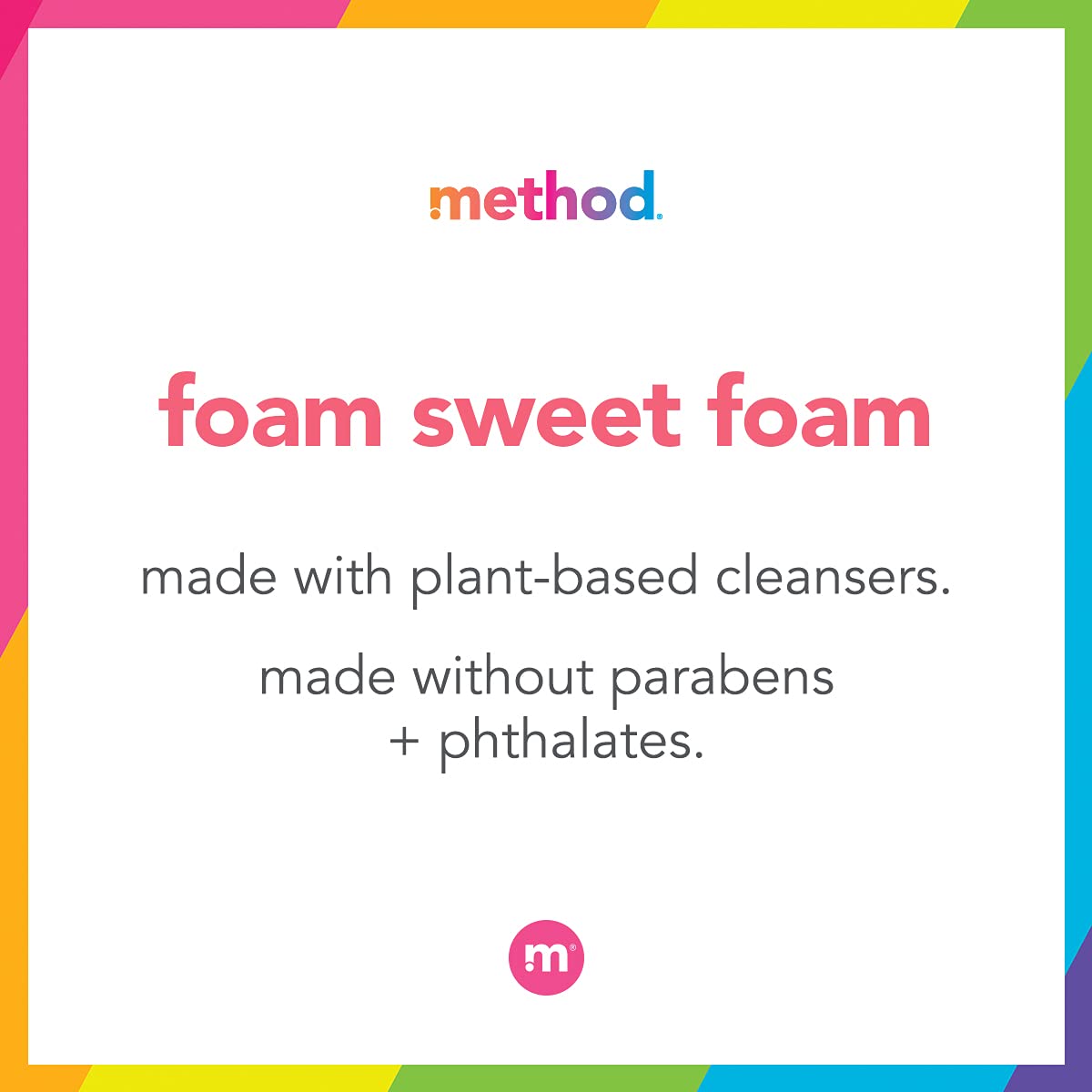 Method Foaming Hand Soap, Waterfall, Paraben and Phthalate Free, Biodegradable Formula, 10 fl oz (Pack of 6)