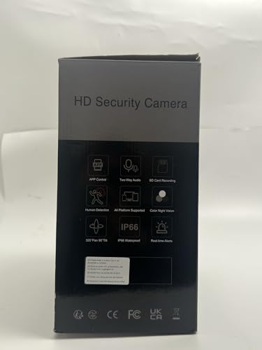 Ctronics 30X Optical Zoom 5MP Security Camera Outdoor WiFi 2.4/5GHZ, PTZ Camera Outdoor with Auto Scan/Track/Zoom, Human Detection, 492ft Night Vision, Sound Light Alarm, Two-Way Audio Metal/Cloud