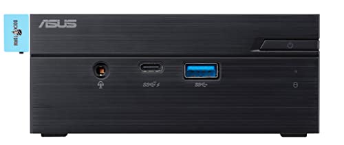 ASUS PN51-S1 Mini Desktop PC (AMD Ryzen 7 5700U 8-Core 1.80GHz, 16GB RAM, 128GB PCIe SSD, AMD Radeon, WiFi 6, Bluetooth 5.2, RJ-45, Win 10 Pro) with Dockztorm Dock