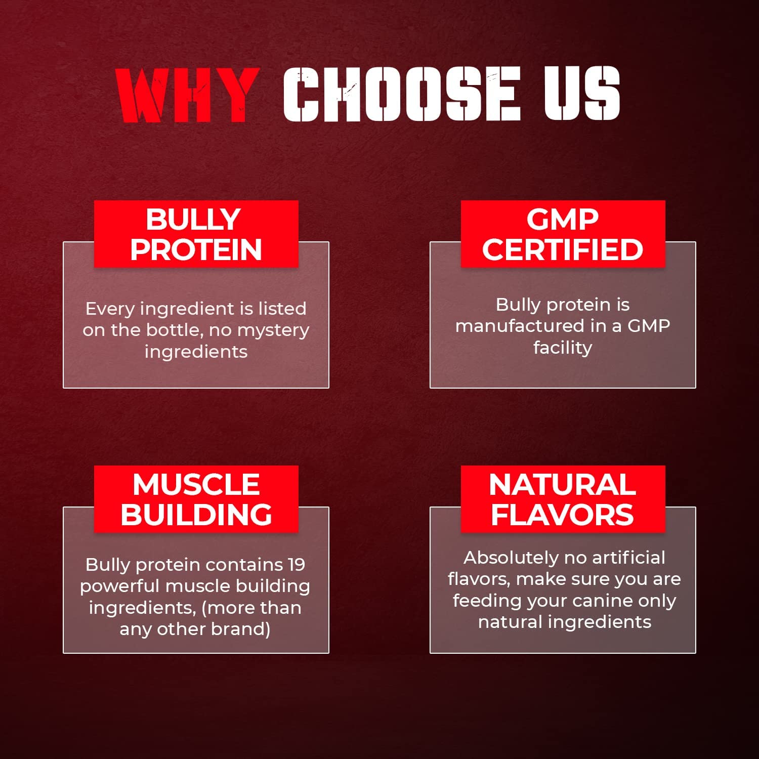 Bulk EM' UP! Real Meat Bully Protein Muscle Bulker | 283mg Pure Protein Powder for Bullys and Dogs | Daily Protein for Your Pitbull, Fast Gains. 30 Day Supply (60 Servings) Bully/Dog Protein