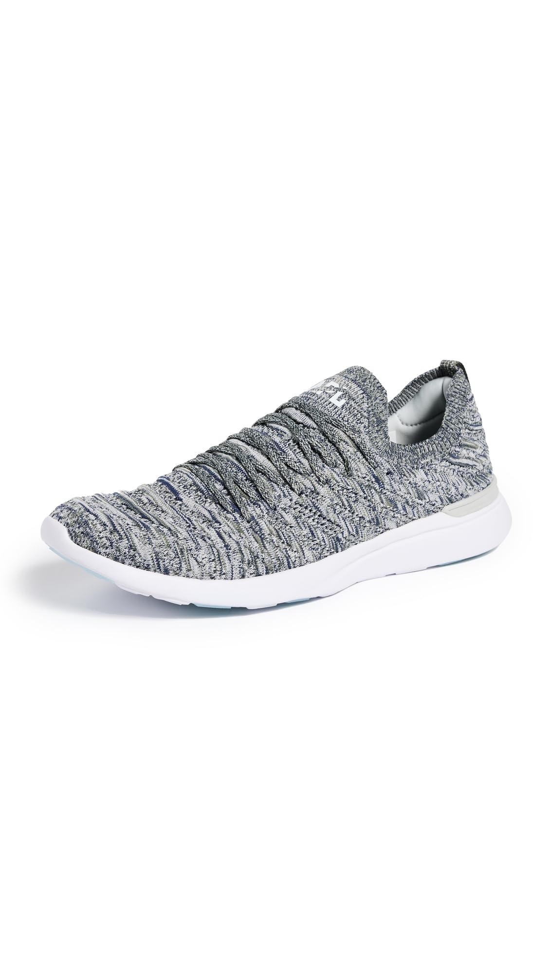 APL: Athletic Propulsion Labs Men's TechLoom Wave Sneakers, Steel Grey/Navy/Fatigue, 10 Medium US