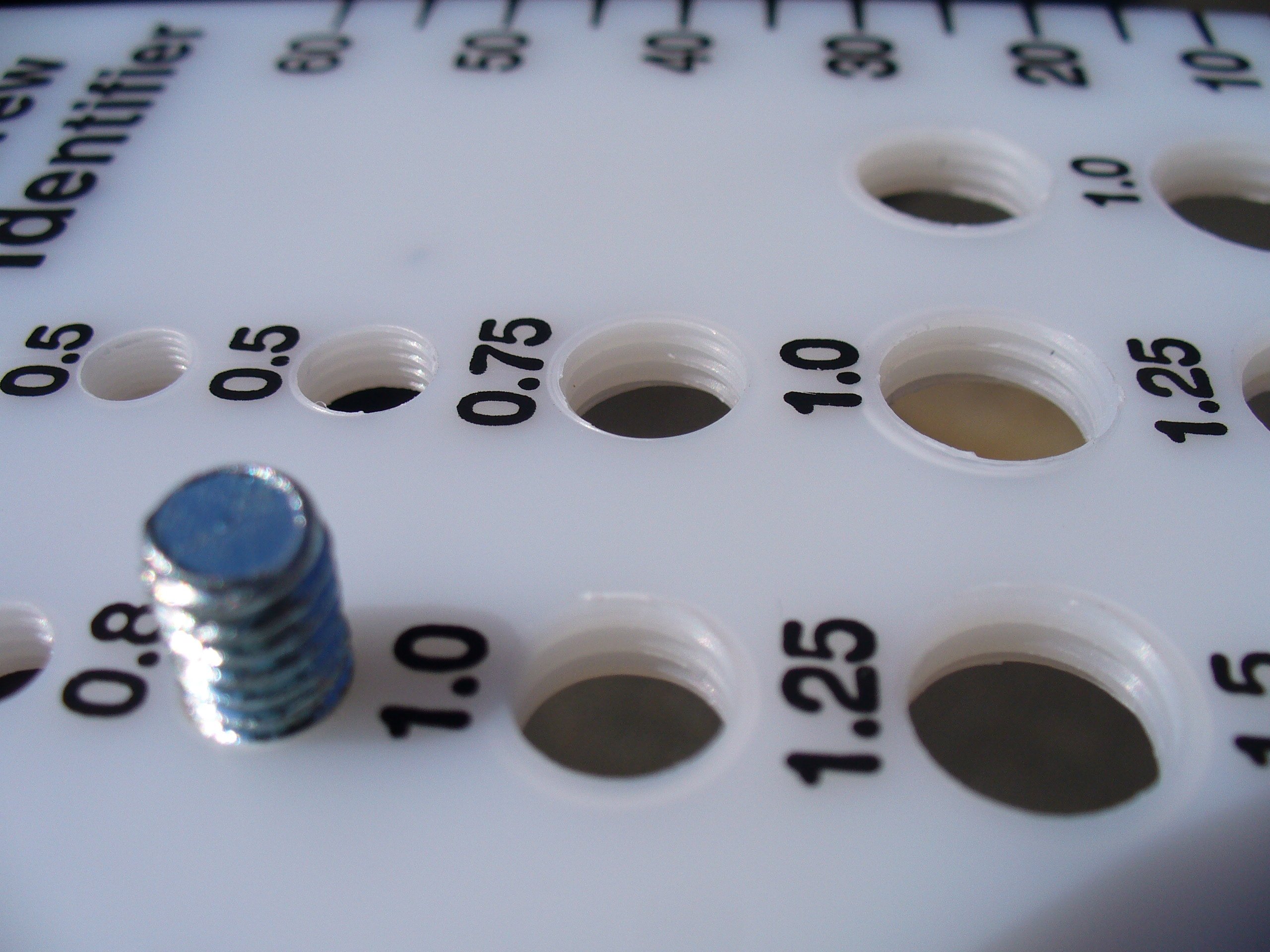 Metric Screw Thread Identifier - Plastic