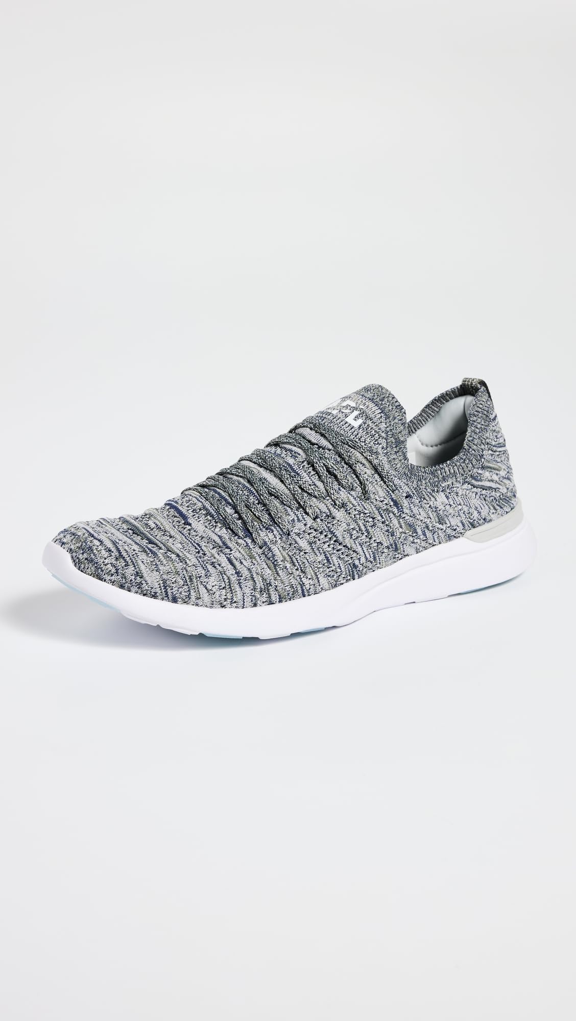 APL: Athletic Propulsion Labs Men's TechLoom Wave Sneakers, Steel Grey/Navy/Fatigue, 10 Medium US