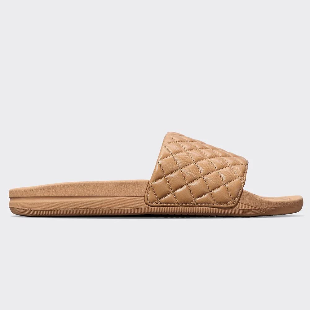 APL: Athletic Propulsion Labs Women's Lusso Slide, Tan, 7