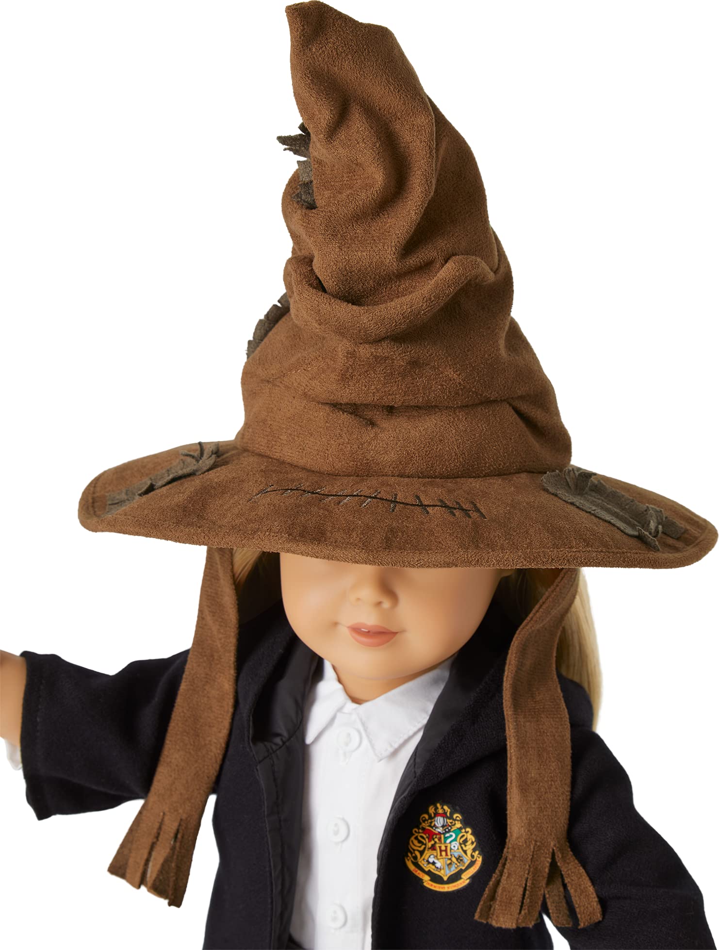 American Girl Harry Potter 18-inch Doll Accessories Hogwarts Sorting Hat plus Nimbus 2000 Broomstick, For Ages 6+