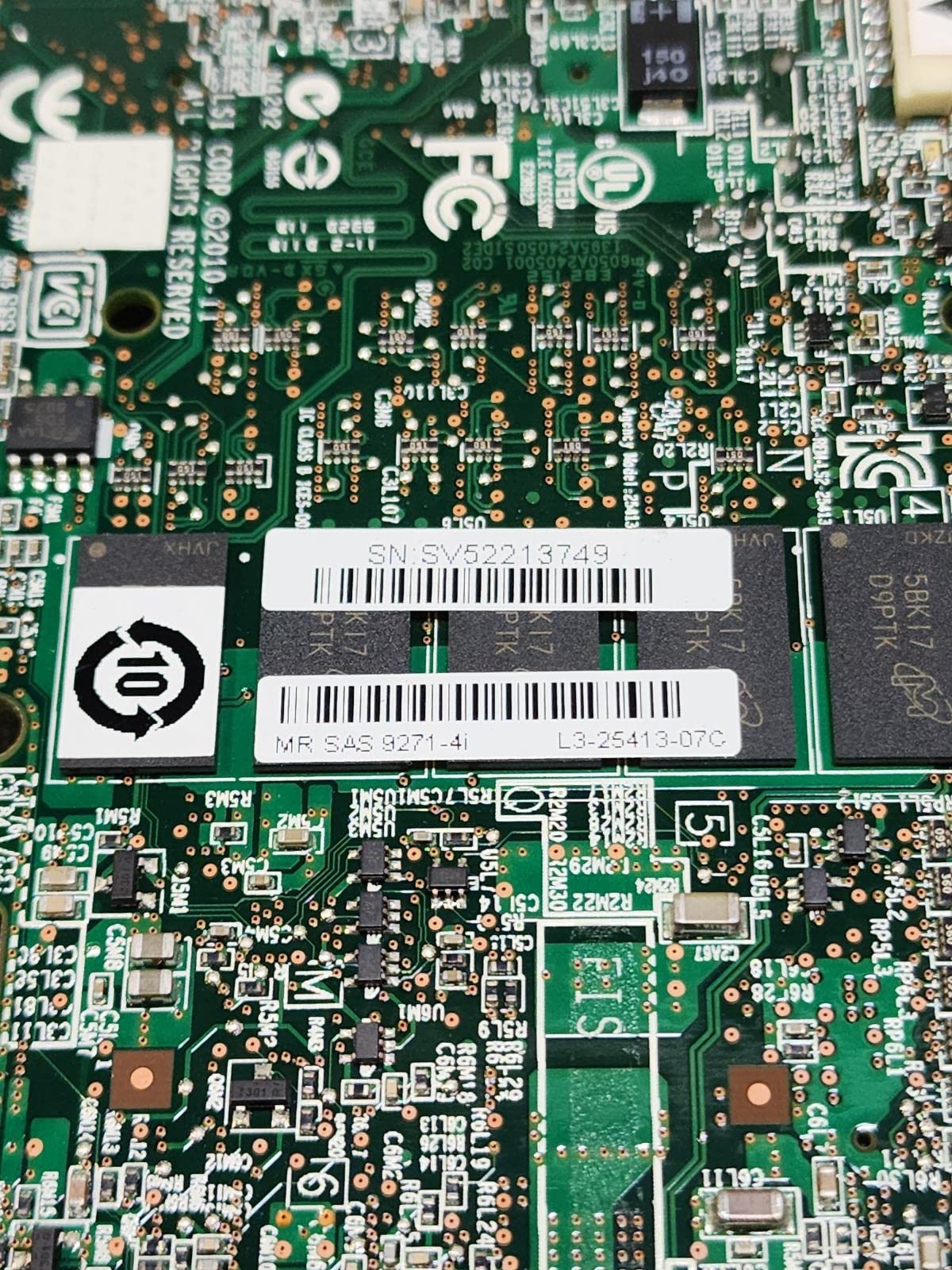 LSI LOGIC MegaRAID SAS 9271-4i Storage Controller LSI00328