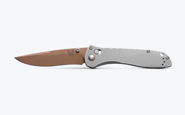 Benchmade - Seven Ten EDC Knife with Gray Aluminum Handles (710FE-24)