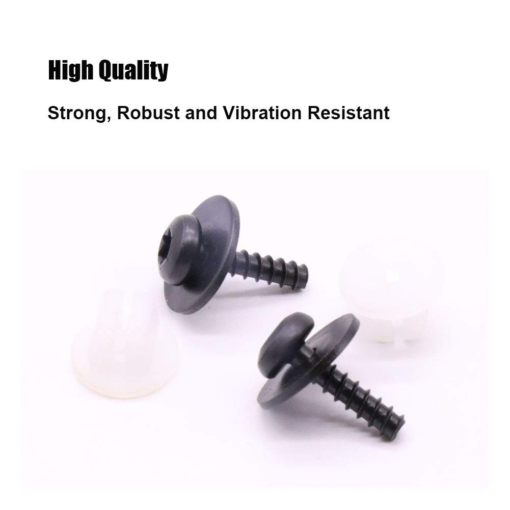 AUTOLA 20PCS T30 Torx Head Under Engine Shield Fender Liner Deflector Grille Screw Bolt Grommet Retainer Screw Bolt Nut Grommet Kit for Ford Escape F-150 Edge Focus C-Max S-Max Transit Lincoln MKC