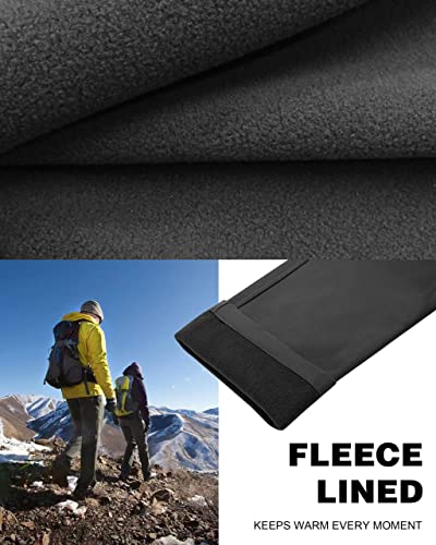 Athrock Snow Pants Womens Ski Hiking Cargo Snowboard Waterproof Rain Tactical Fleece Lined Winter Skiing Pants with Pockets - Black - XS