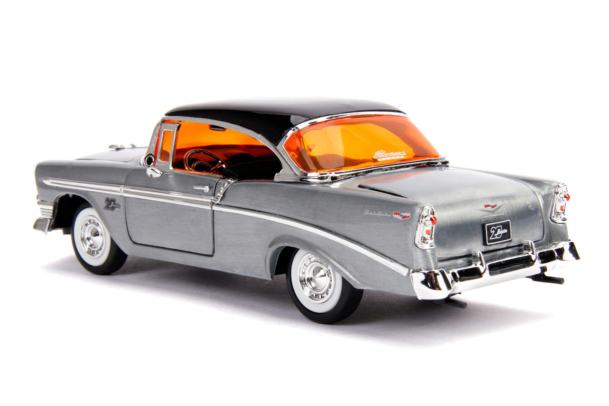 Jada Toys diecast vehicle 1: 24 Jada 20 - Showroom Floor - '56 Bel Air, Bare Metal