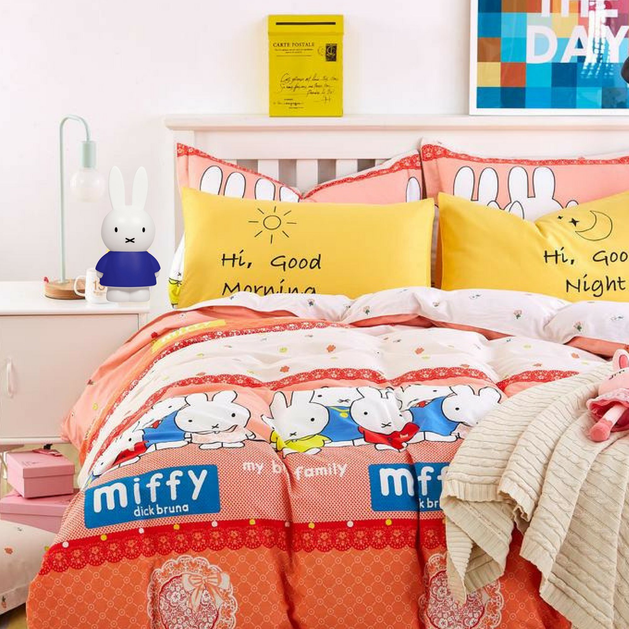 Miffy Sweet Dreams (Nijntje) 12" LED Night Lamp (Blue) The Favorite Bunny