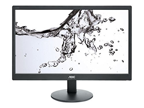 AOC e970swn 18.5-Inch LED-Lit Monitor, 1366 x768 Resolution, 5ms, 20M:1 DCR, VGA, VESA (Renewed)