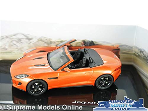 Jaguar F-Type V8-S CAR Model FIRESAND Orange F Type 1:43 IXO Dealer Special T3