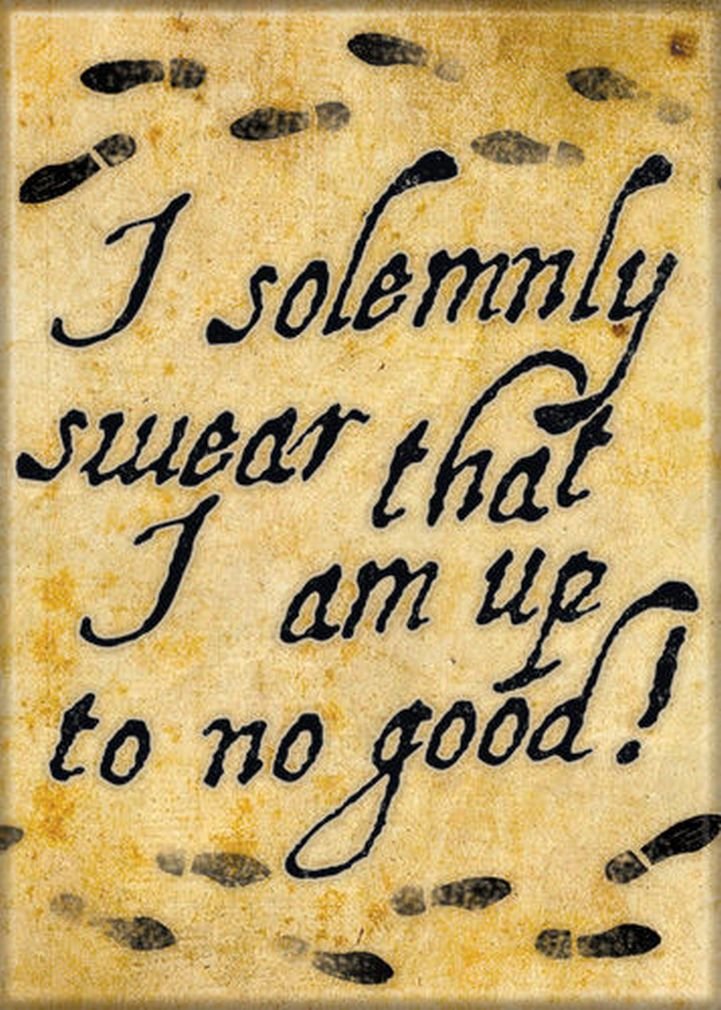 Ata-Boy Harry Potter I Solemnly Swear 2.5" x 3.5" Magnet for Refrigerators and Lockersā¦