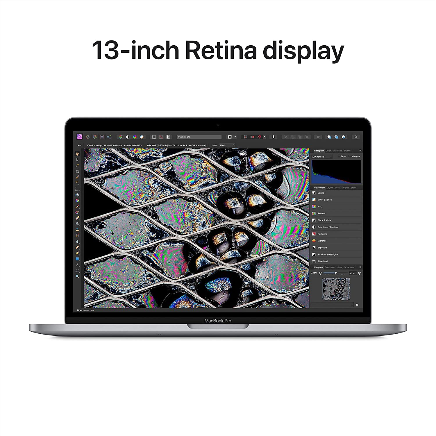 Apple 2022 MacBook Pro Laptop with M2 Chip: 13" Retina Display, 8GB RAM, 256GB SSD Storage, Backlit Keyboard, FaceTime HD Camera, Touch Bar; Silver (Renewed)