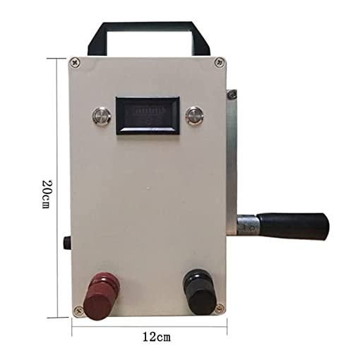 BAFAFA 150W Hand Crank Generator, Power Supply Lighting Power Generation Mobile Phone Charging Output Voltage 5V, 12V, 220V Lithium Battery Capacity: 5000mAh Inverter