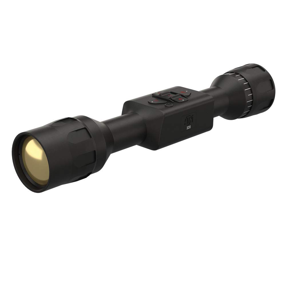 ATN Thor LT 320 5-10x Thermal Rifle Scope (TIWSTLT350X) and ATN OTS-XLT Compact Lightweight Thermal Viewer, 2-8x Bundle