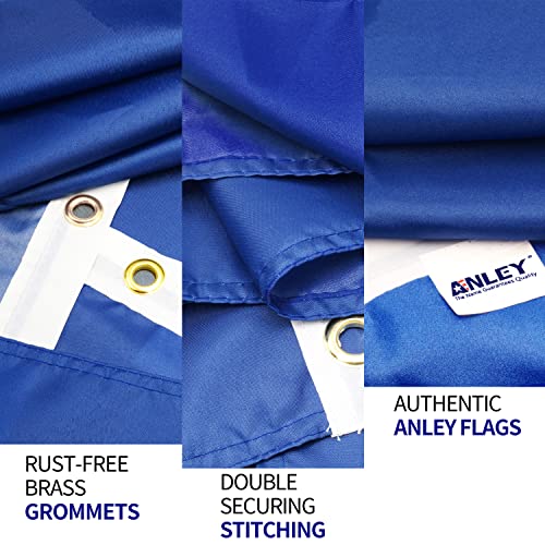 Anley Custom Flag 3x5 Foot Customized Flags Banners - Personalize Print Your Own Logo/Design/Words/Text - Vivid Color, Canvas Header and Double Stitched - Brass Grommets 3 X 5 Ft - Single Sided