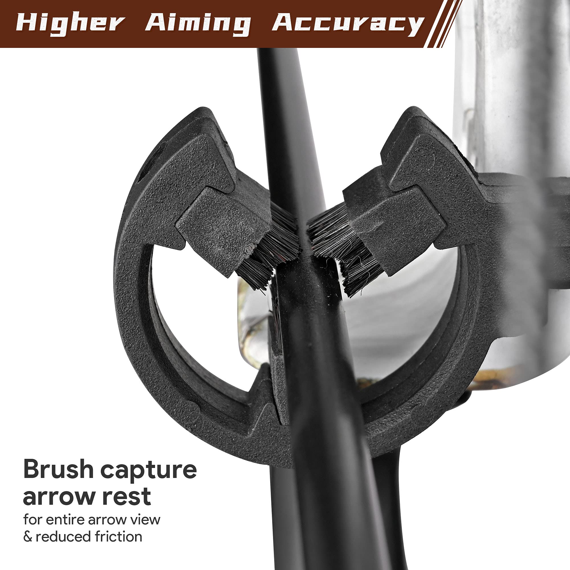 AW Compound Bow Kit 70 Lbs Draw Weight for Adult Professional Hunting Target Practice Arrow Archery Hunting Shooting, White
