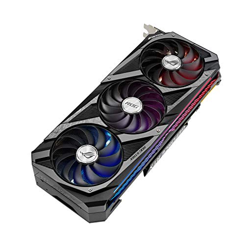 ASUS ROG STRIX NVIDIA GeForce RTX 3090 Gaming Graphics Card- PCIe 4.0, 24GB GDDR6X, HDMI 2.1, DisplayPort 1.4a, Axial-Tech Fan Design, 2.9-Slot