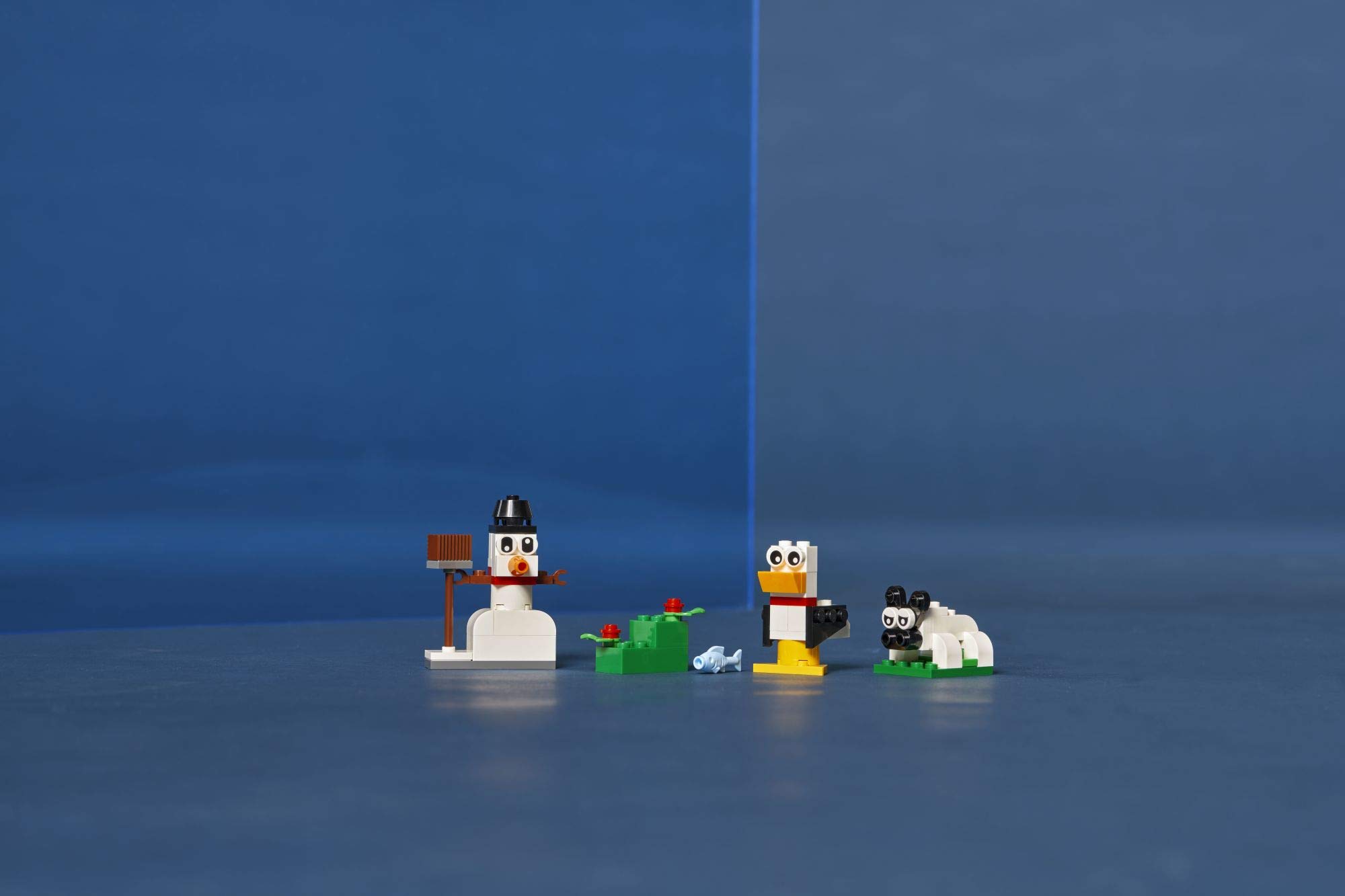 LEGO Classic Creative White Bricks 11012 Building Kit; Toy Building Set for Creative Play with 3 Build Ideas, Including a Snowman, Sheep and Seagull; Great for Kids Aged 4 and Up, New 2021 (60 Pieces)