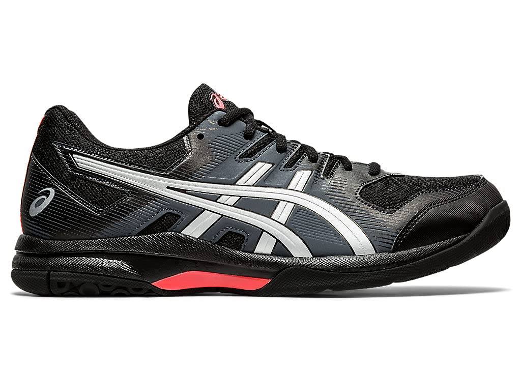 ASICS Men's Gel-Rocket 9 Indoor Court Shoes, 8M, Black/Sunrise Red
