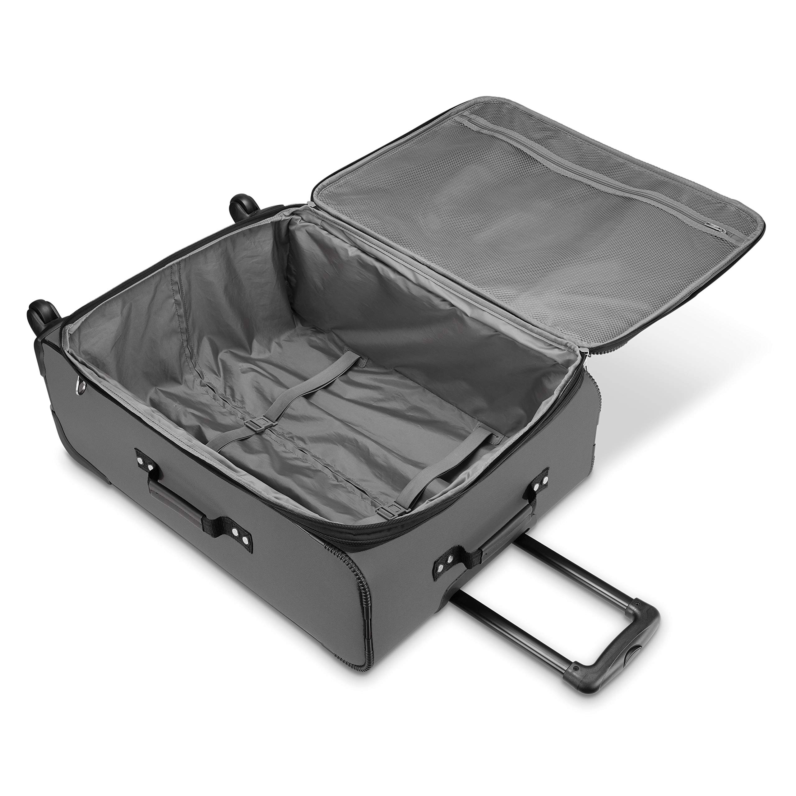 American Tourister Pop Max Softside Luggage with Spinner Wheels, Teal, Checked-Large 29-Inch